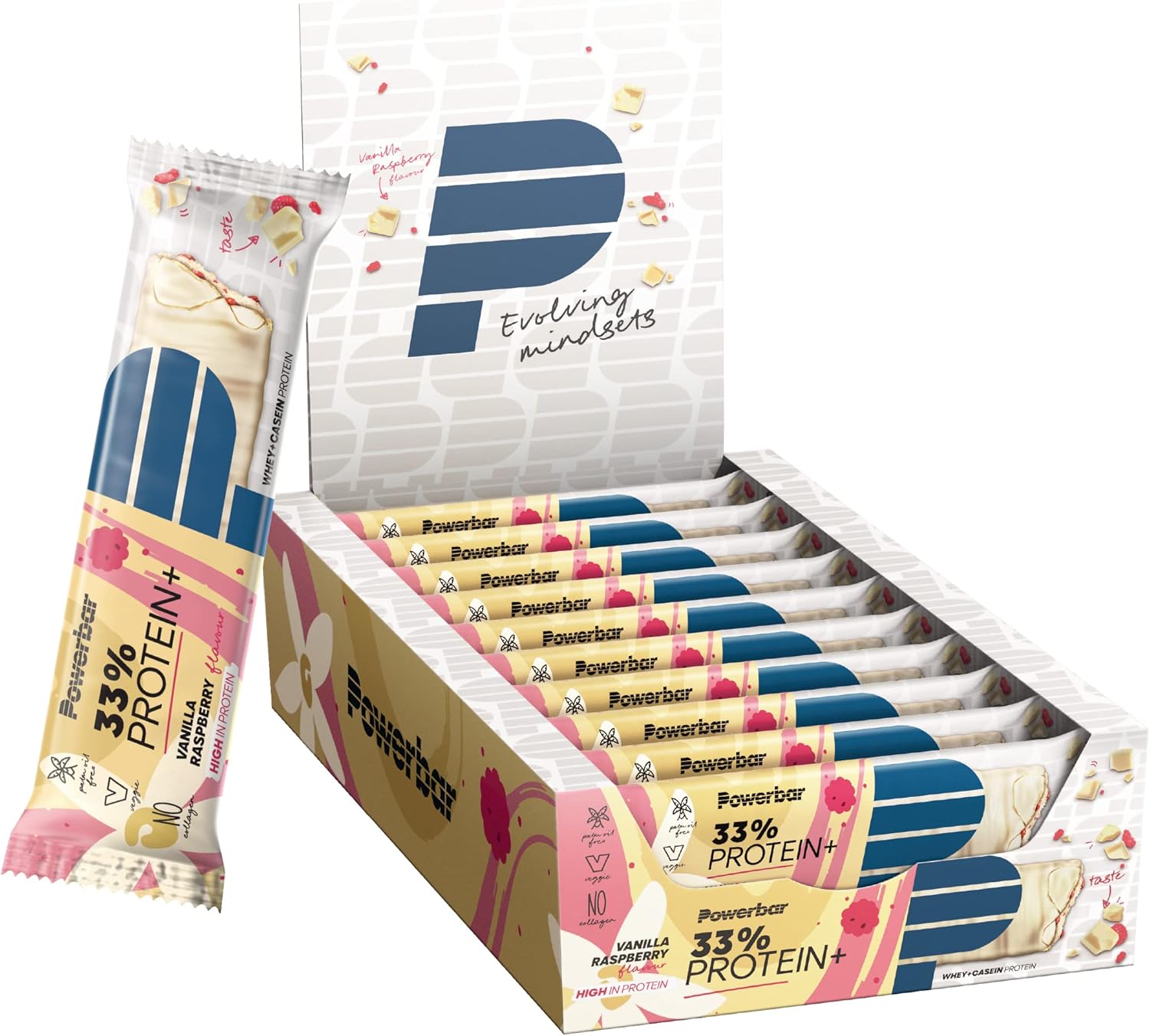 PENDING Powerbar 33% Protein Plus Vanilla Raspberry 10x90g – High ...
